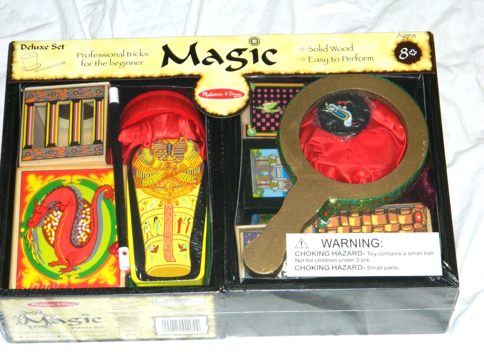 Melissa & Doug Deluxe Magic Set (1170) MAGIC Deluxe Set for Beginners ...