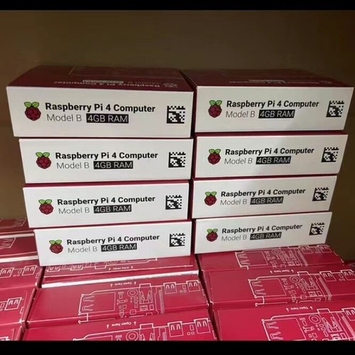 1pcs 4B 4G Raspberry Pi 4 Model B RAM Quad core 64-bit 1.5GHz Bluetooth ...