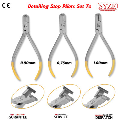 Orthodontics Detailing Step Plier 0.50,0.75.1.00mm Quality Surgical ...