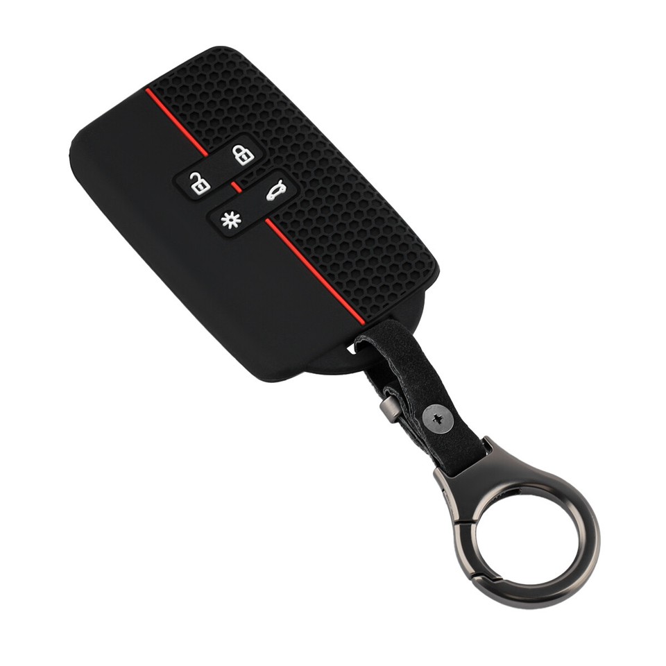 KEY COVER FOR DACIA JOGGER LOGAN 4 BUTTON FOB CASE REMOTE SMART KEYLESS ...