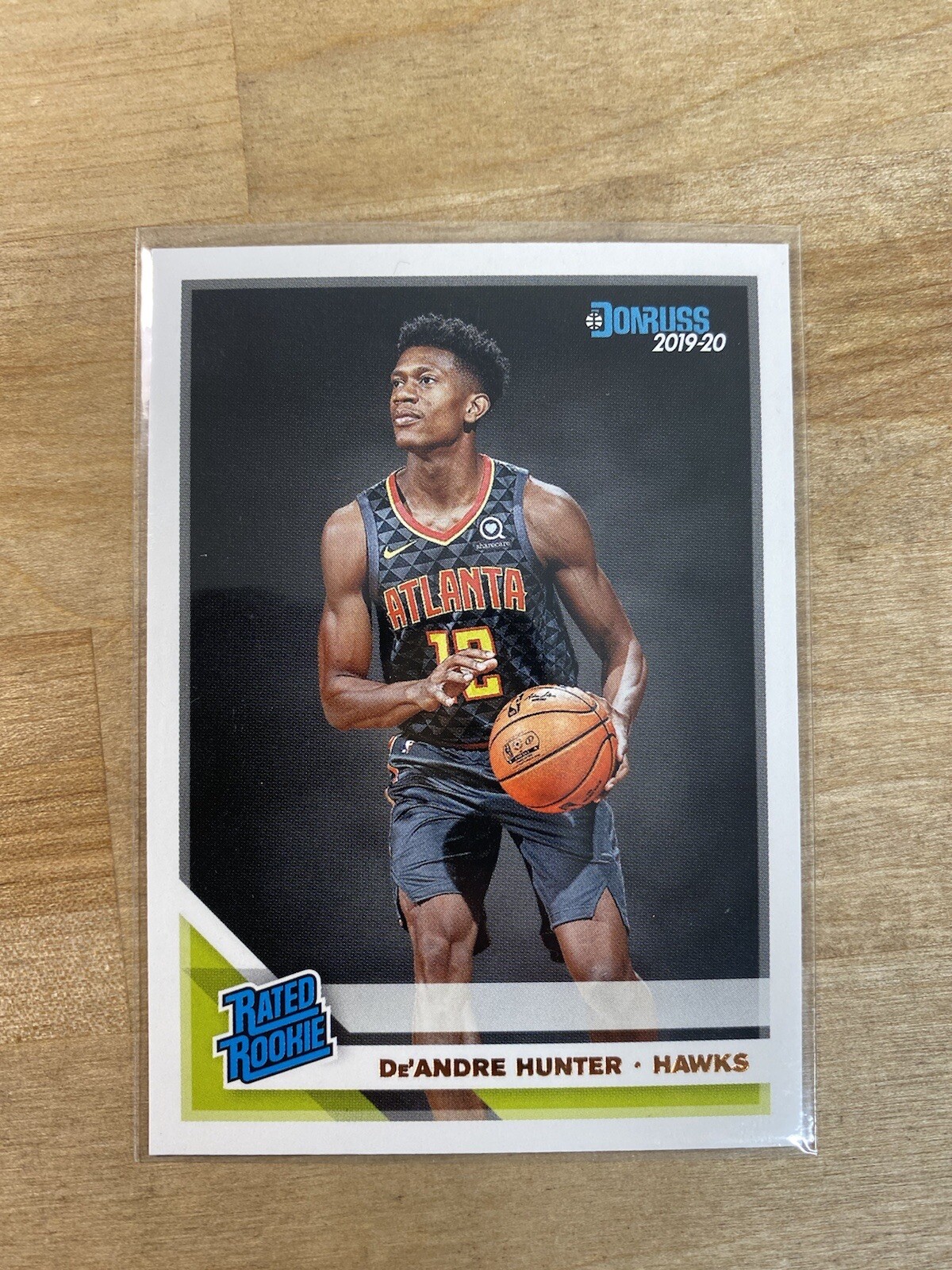 2019-20 Donruss Rated Rookie De'Andre Hunter Rookie Atlanta Hawks #204 ...