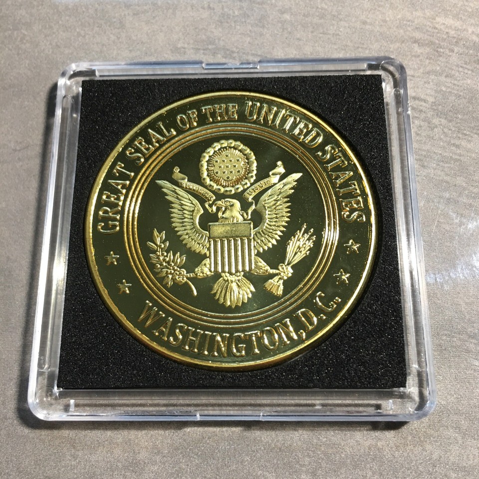 ARIZONA State Seal Colorized Collectible Challenge Coin CASE INCLUDED ...
