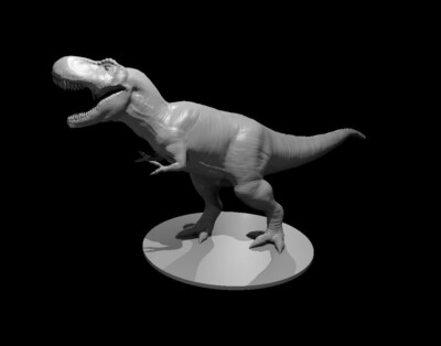 Tyrannosaurus Rex Dinosaur Monster Manual 28mm Scale DND D&D Tabletop ...