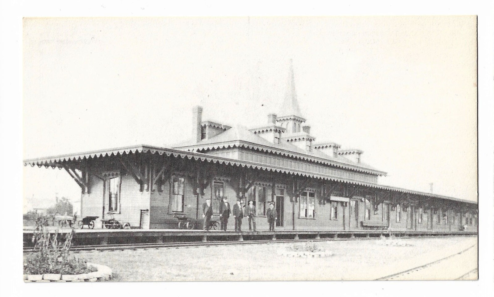 Wolfeboro Railroad Sanbornville Station NH 1895 Postcard #3 | eBay