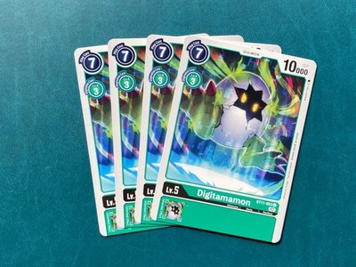 Digitamamon BT11-053 Playset Dimensional Phase Digimon Card Game x4 | eBay