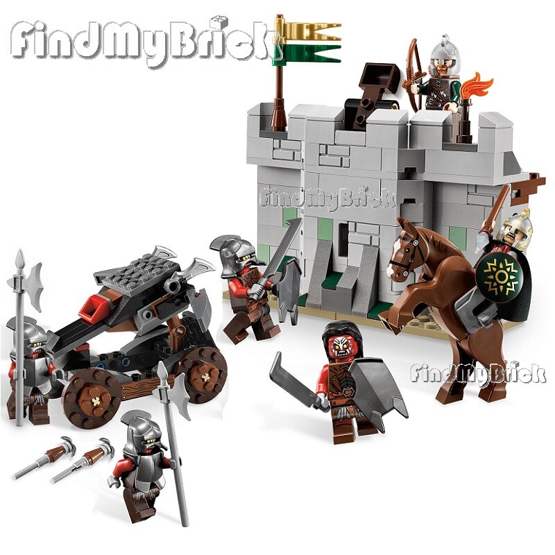 Lego Lord of the Rings 9471 Uruk-Hai Army - Eomer Rohan Soldier ...