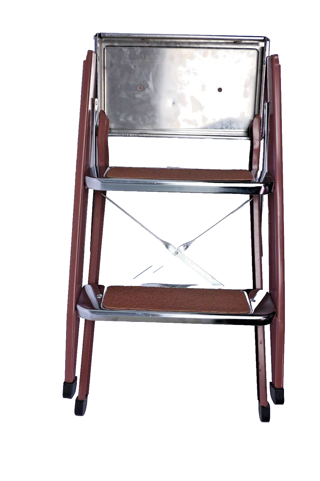 Vintage 1970s Lincoln Metal BeautyWare Step Ladder #100-B Brown 23 ...