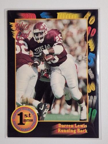 1991 Wild Card Draft Football Darren Lewis #59 | eBay