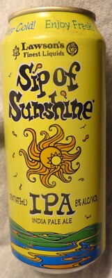 Sip of Sunshine IPA Empty Beer Can - 16 oz - Lawson's - Stratford, CT ...