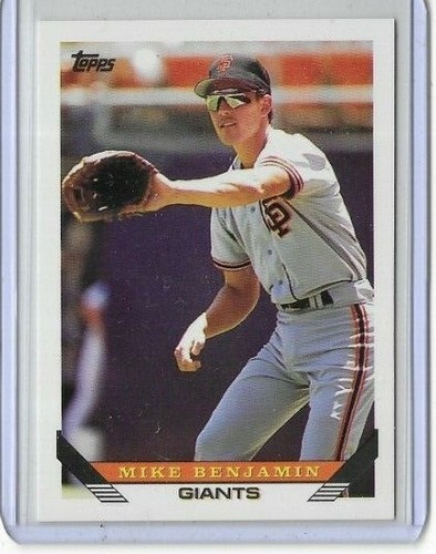1993 Topps #384 Mike Benjamin San Francisco Giants | eBay