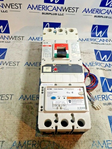 EATON LGE3630NN 600 amp 600 volt 3 Pole L630E Breaker + ELLBN3400W GFI ...