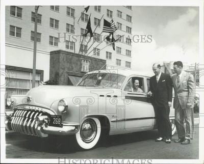 1950 Press Photo Hal Peary, "Throckmorton P. Gildersleeve" at Shamrock ...