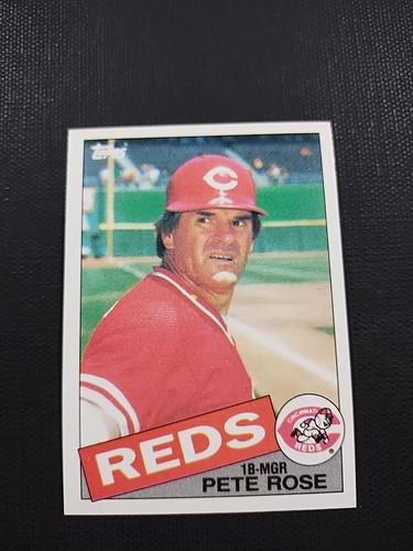 1985 Topps #600 Pete Rose Cincinnati Reds⚾⚾💥 NM | eBay