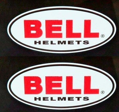 Bell Helmets ® logo vinyl decals X2 vinyl adesivi autocollants ステッ | eBay