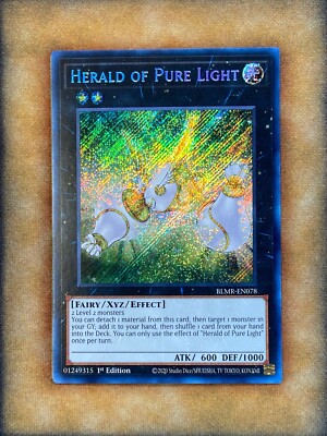 Yugioh Herald of Pure Light BLMR-EN078 Secret Rare 1st Ed NM | eBay