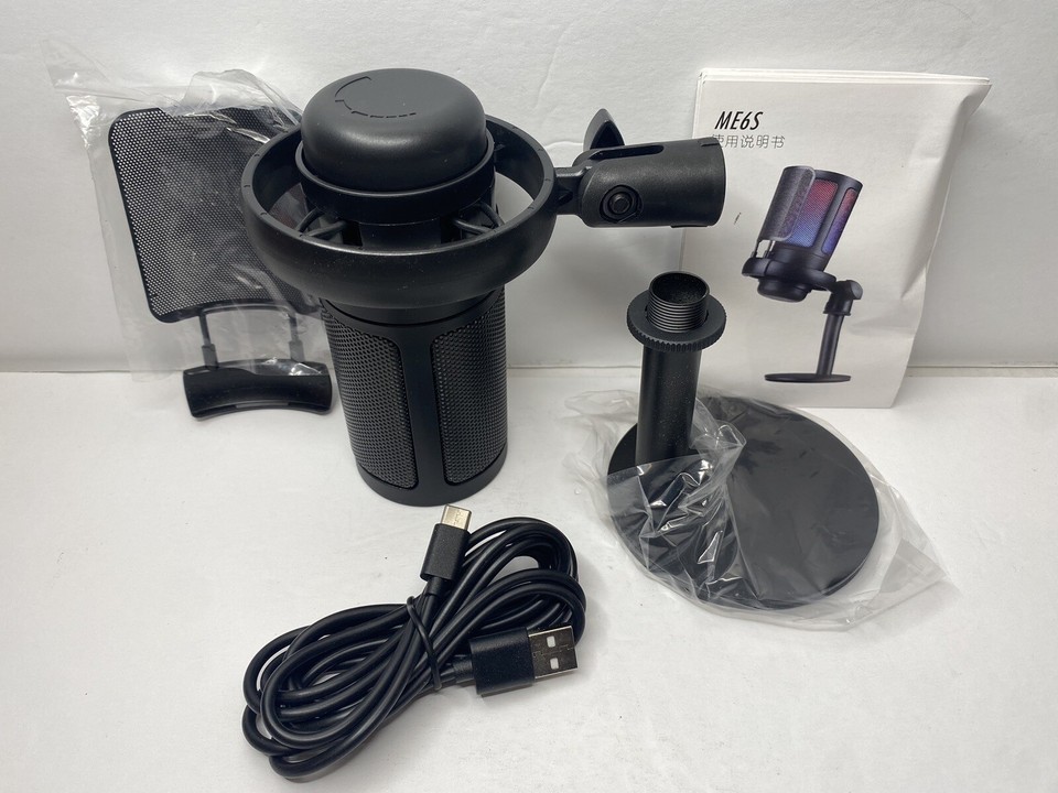 ME6S USB RGB Gaming Microphone | eBay