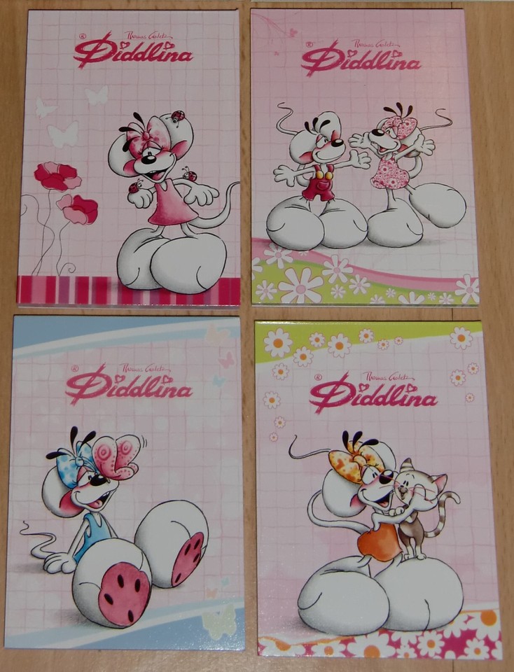 Diddl Block Blätter Sammlung Sondereditionen AUSWAHL Doro, Glitter ...