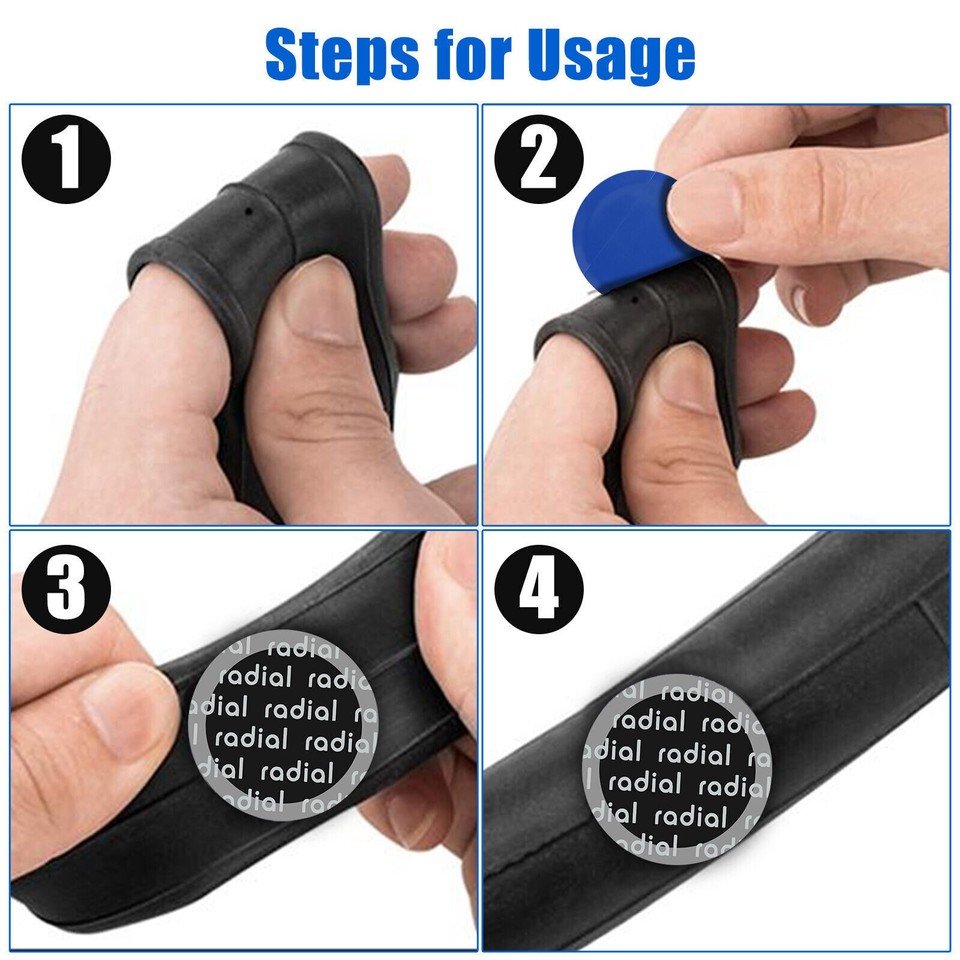 80 Pieces 2.1/4" - 57 MM Radial Repair Round Tire Patch Medium High ...