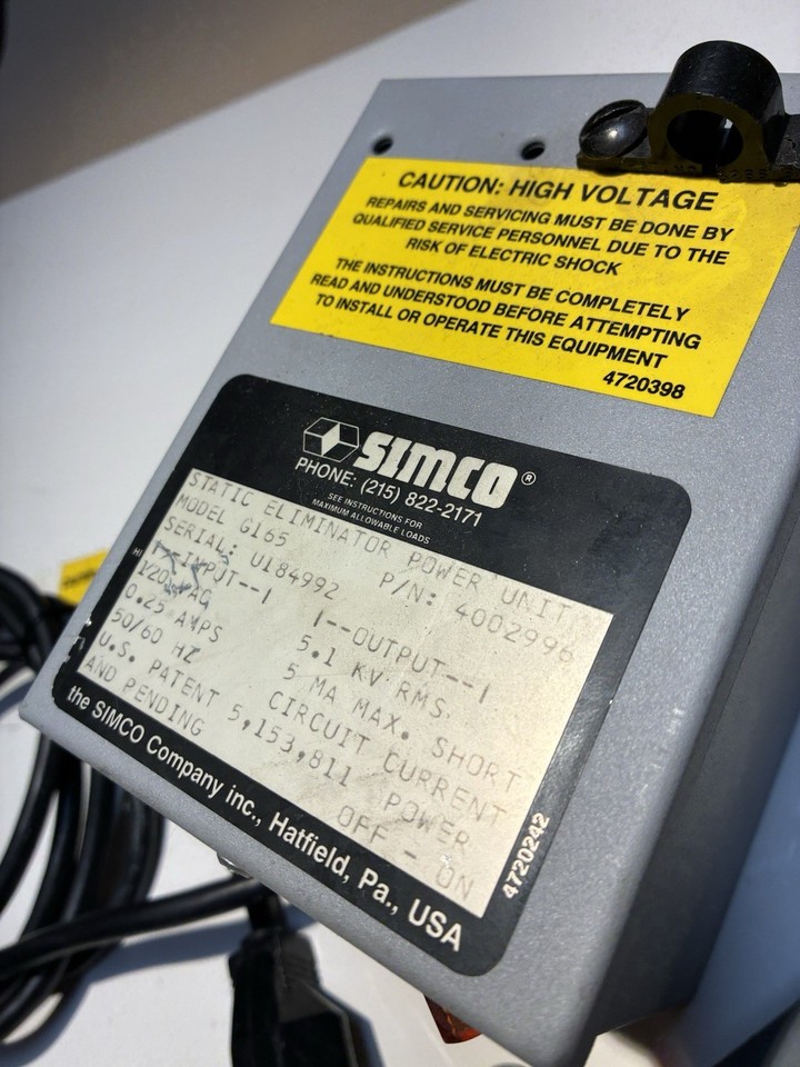 Simco Cobra anti static/neutralizing Blow Off Gun with original power ...