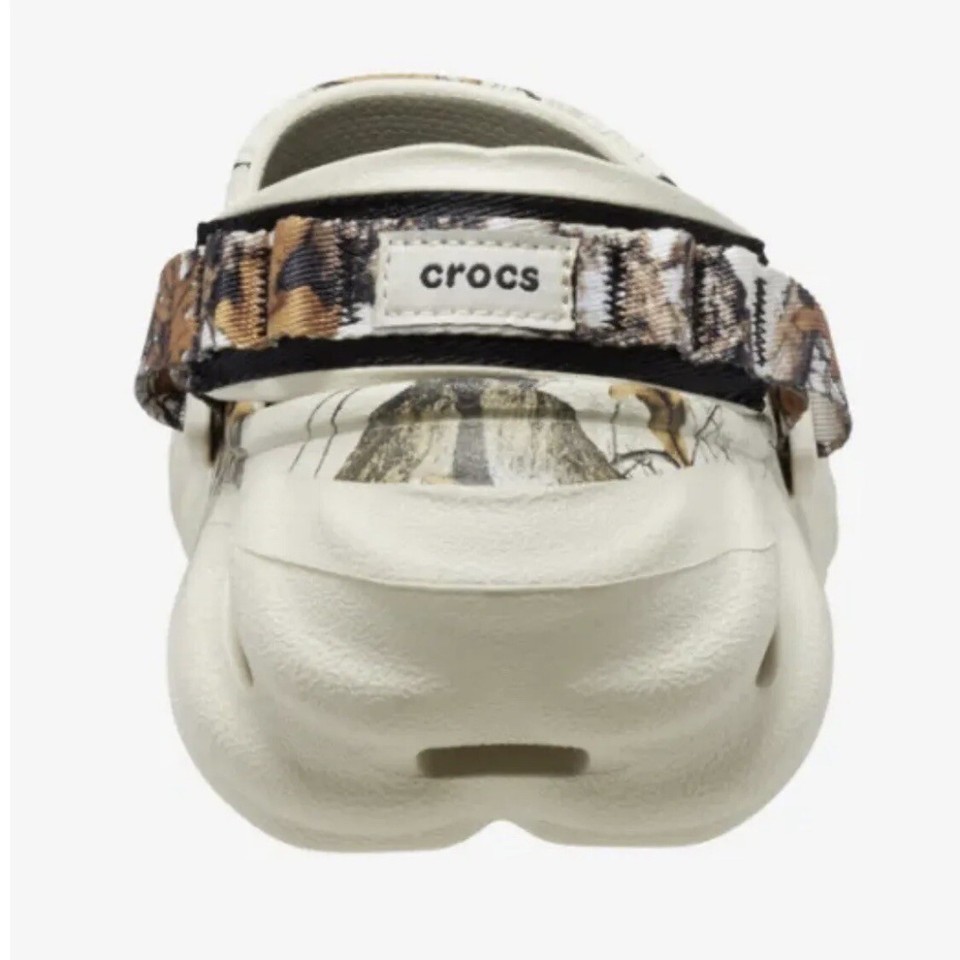 Crocs x Realtree Edge Echo Clogs Bone White Camo 208232-2Y2 Multi Men's ...