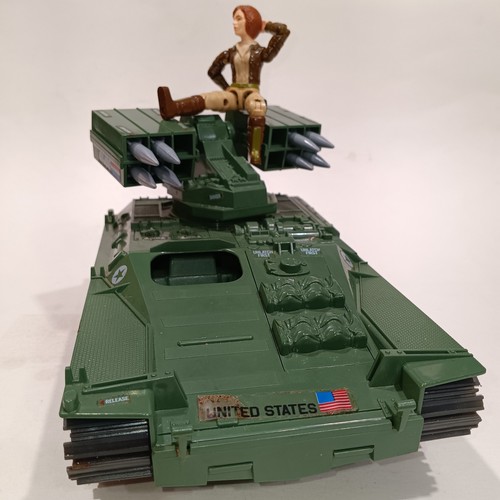 Vintage 1983 GI Joe Wolverine Armored Missile Vehicle & Cover Girl ...