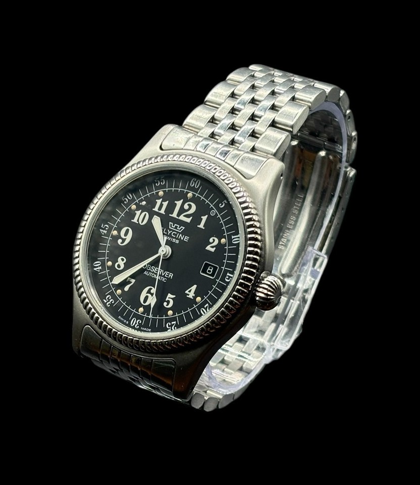 Pre-Invicta Gylcine 3782 Observer Luftwaffe Swiss Automatic Pilot ...