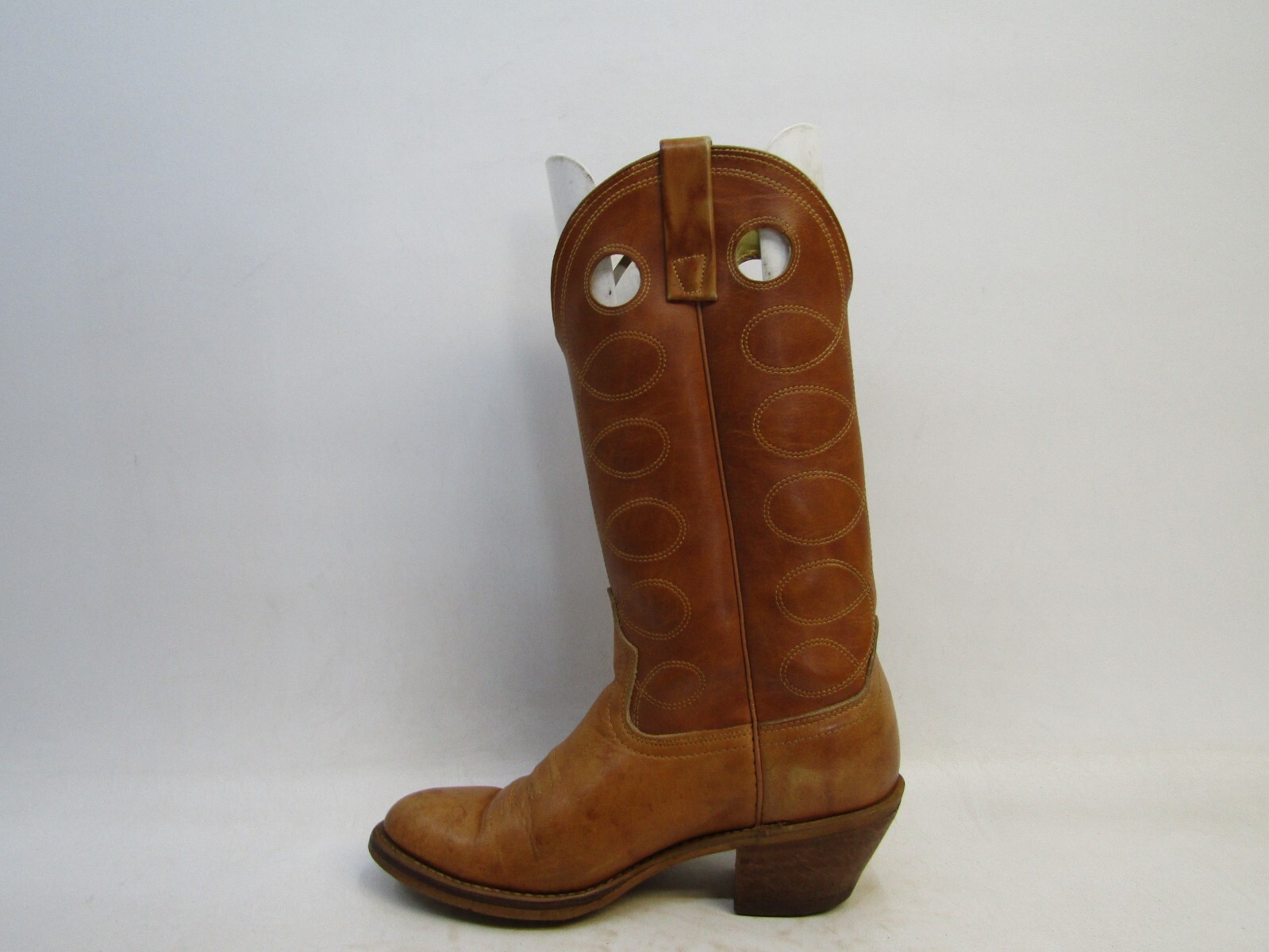 Acme Mens Size 7 D Brown Leather Buckaroo Western Cowboy Boots | eBay