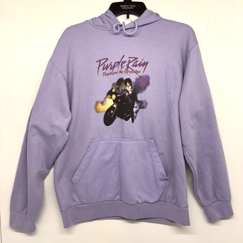 Purple Rain Prince Estate Merch. Official Graphic Print Hoodie - Size M ...