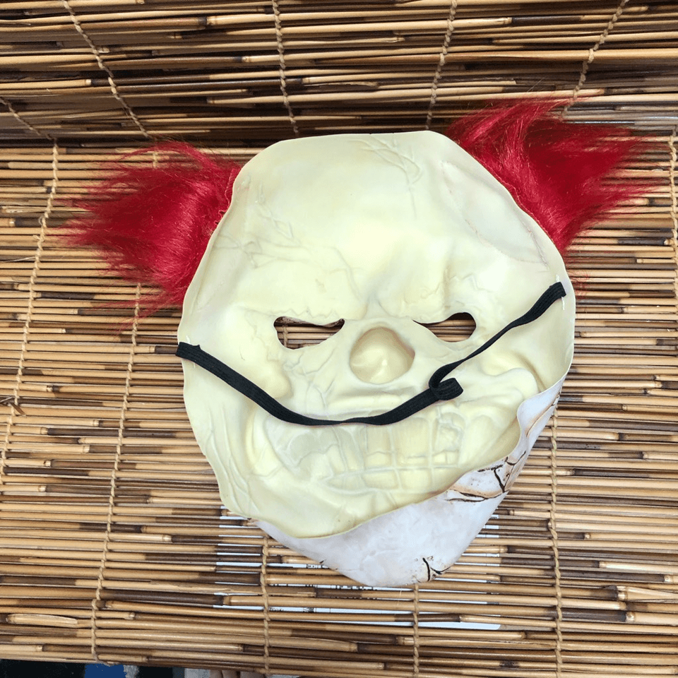 Adult Scary Clown Cosplay Halloween Horrific Demon Props Devil Flame ...