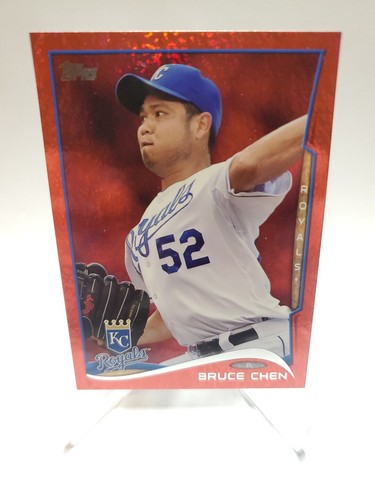 2014 Topps Red Hot Foil Bruce Chen #151 | eBay