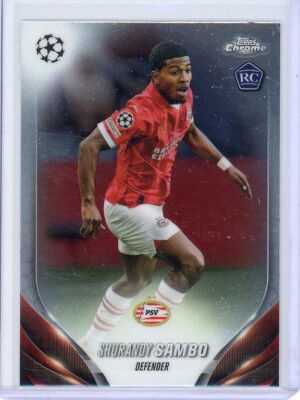 2024 Topps Chrome UEFA Club Competitions Shurandy Sambo Rookie Card ...