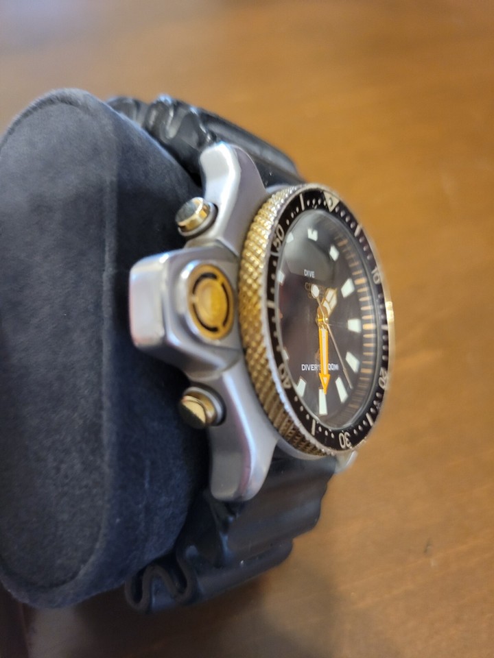 Citizen Promaster C520-S044880 Digi-Ana Divers 200M St.Steel Quartz ...