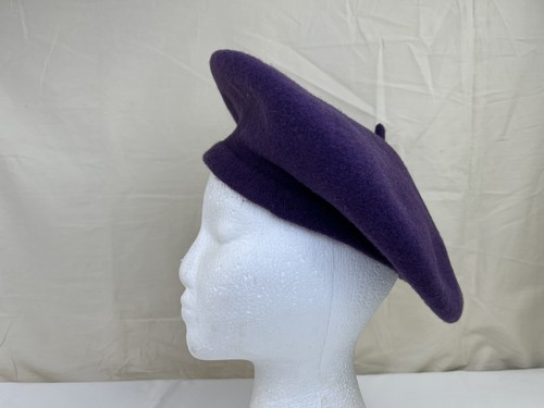 VTG P.R.T. Ultrabasque De Luxe Wool Beret Basque 58584 Purple Artist ...