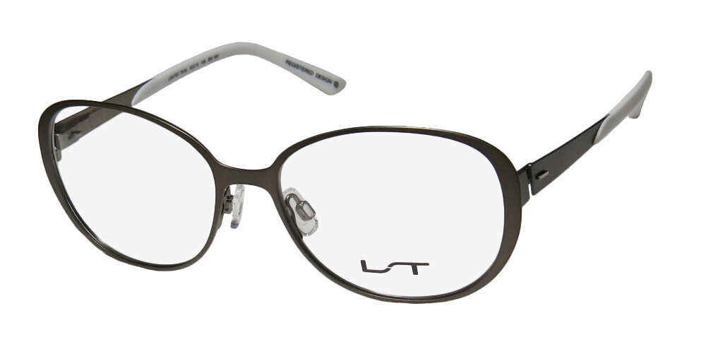 NEW LIGHTEC 7010L EYEGLASSES GRAY 53-16-135 METAL & PLASTIC UNISEX ...