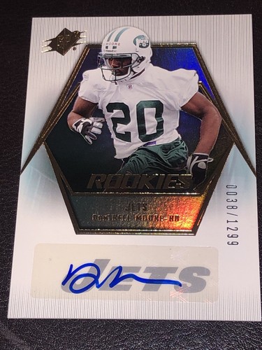 2006 SPX # 157 Dontrell Moore Authentic Autograph Rookie Card, #38/1299 ...