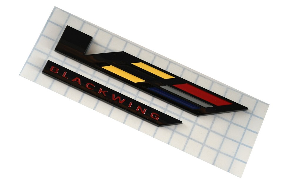 3Pcs Fits for 2020-2024 CT4 CT5 V-Blackwing Emblems 3D Badge V Logo ...