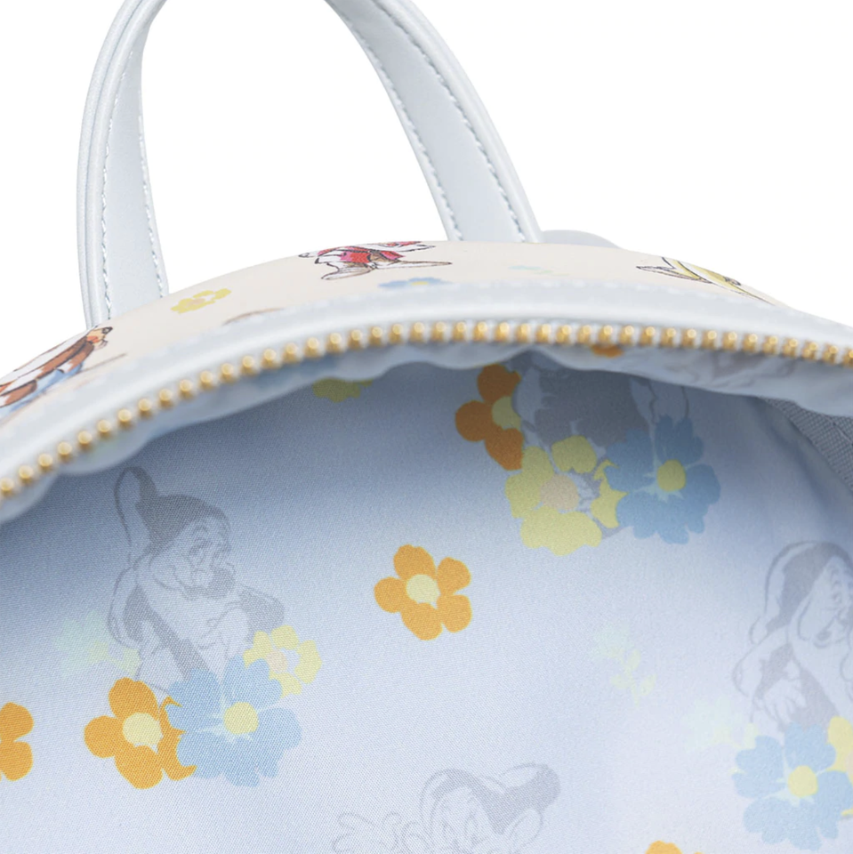 Loungefly Disney Snow White and the Seven Dwarfs Backpack & Dopey Pin ...