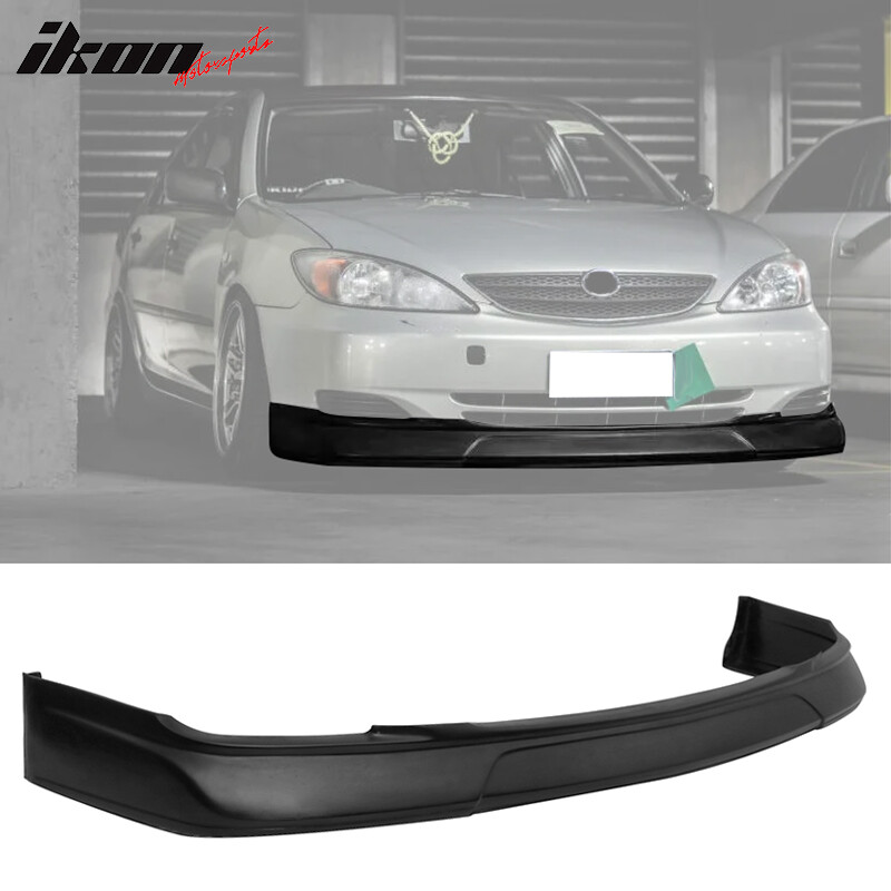 Fits 02-03 Toyota Camry Sedan VIP Style Front Bumper Lip Spoiler ...