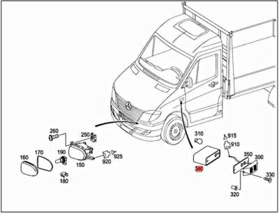 Genuine MERCEDES 905 906 5-t Flatbed / Chassis 906 6-t Base 9018260085 ...