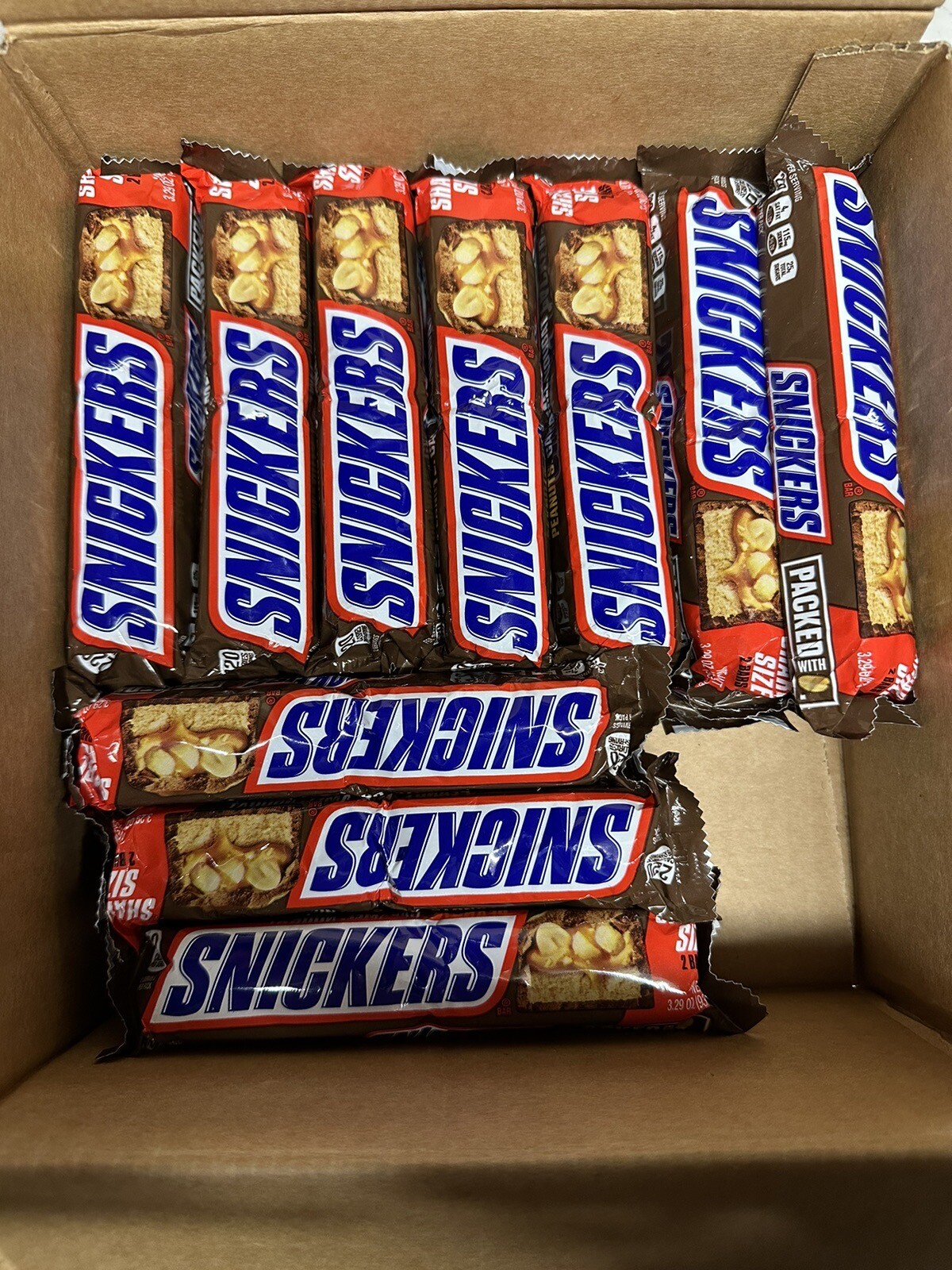 Snickers King Size 20 Pack/ 3.29 Oz 2 Bar Packages. Exp 05/2024 - La ...