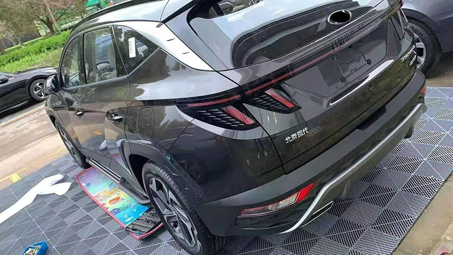 2Pcs Running Boards Side Step Nerf Bar Fits for Hyundai 4TH Tucson NX4 ...