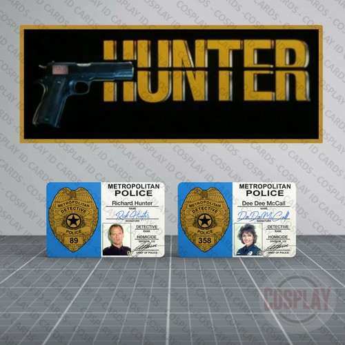 HUNTER TV Show Metropolitan Police ID Badge | Rick Hunter | Dee Dee ...