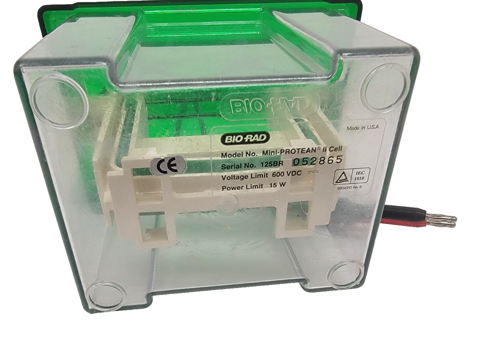 Bio-Rad Mini-PROTEAN II Cell 125BR 600VDC Electrophoresis Chamber | eBay