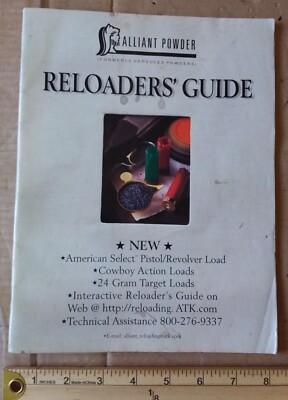 Alliant Powder Reloader's Guide - Used | eBay