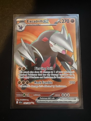 Excadrill EX 160/086 Full Art Ultra Rare Black Bolt, Pokémon TCG | eBay