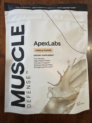 Apex Labs Muscle Defense Protein Powder 15 Servings Vanilla Exp 5/2027 ...
