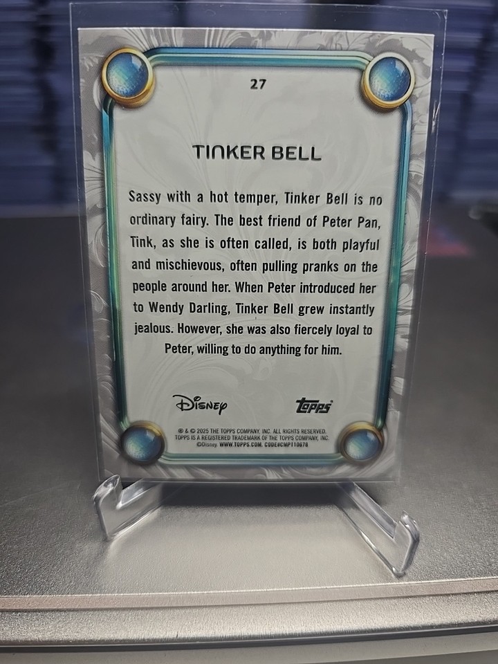 2025 Topps Disney Wonder #27 Tinker Bell From Peter Pan | eBay