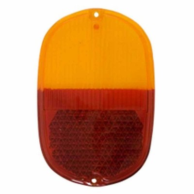 Tail Light Lens Only, VW Type-2 Bus, 1962-1971, Amber/Red, Each - EMPI ...
