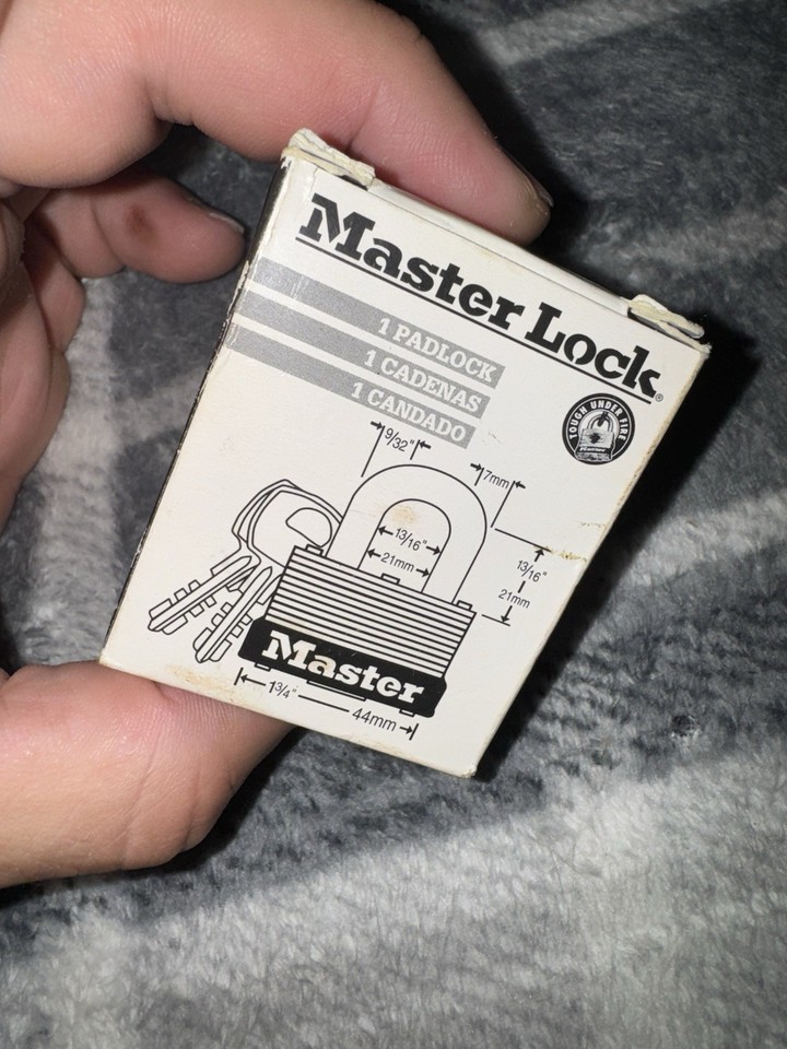 Master Lock 500KA Padlock w/Key And Box | eBay