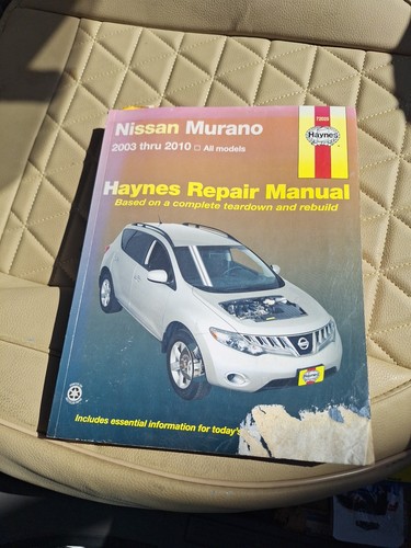 Haynes Repair Book 72025 Nissan Murano 2003 To 2010 | eBay